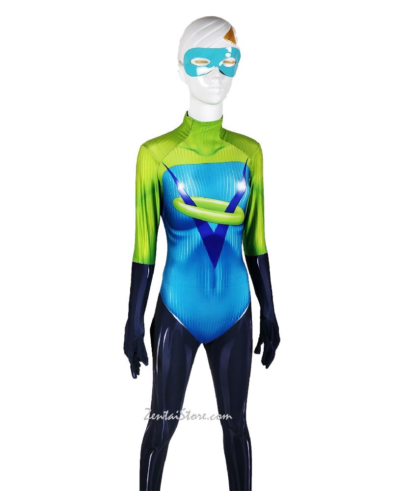 Halloween Costumes Skin Suits the Incredibles 2 Crossover Voyd Cosplay Zentai Suit Zentai Suits ...